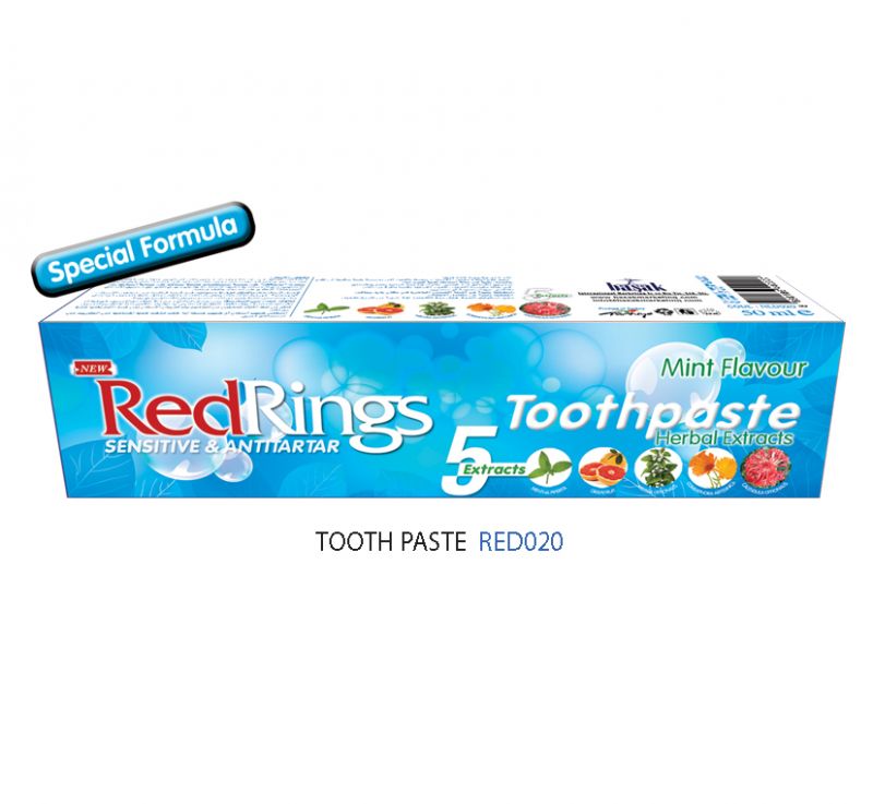 REDRINGS TOOTHPASTE 5 EXTRAS SENSITIVE & ANTITARTAR 50ml.